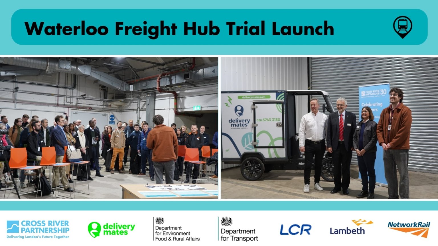 CRP Launches Waterloo Freight Hub 6-month Trial - Cross River Partnership